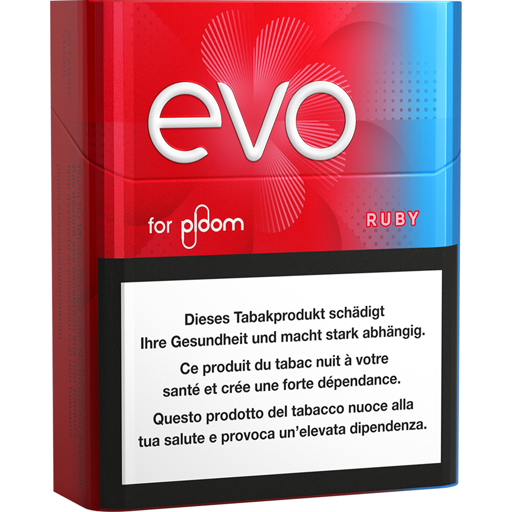 Sticks de tabac chauffé EVO Ruby – acheter maintenant | Ploom CH